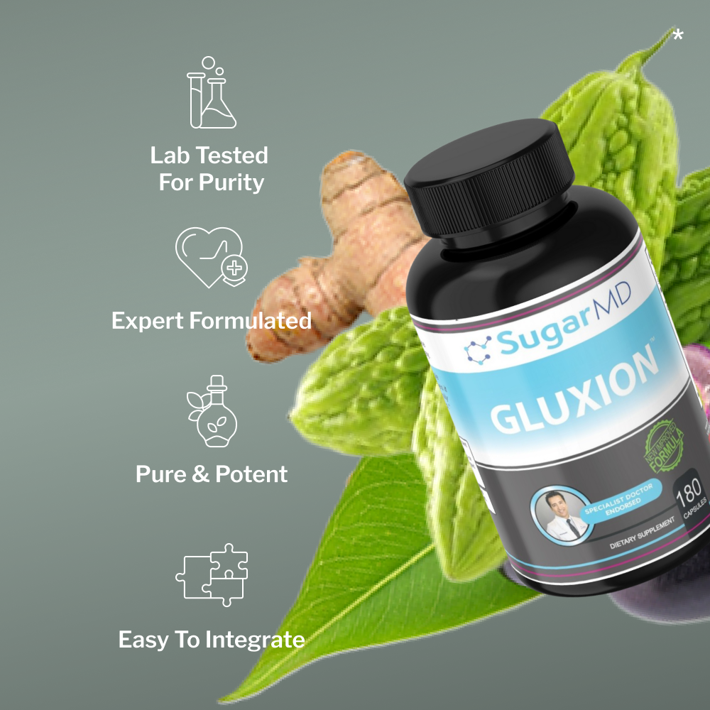 SugarMD Gluxion Glucose Support – 180 Capsules *NEW PRODUCT*– ASOTV ...
